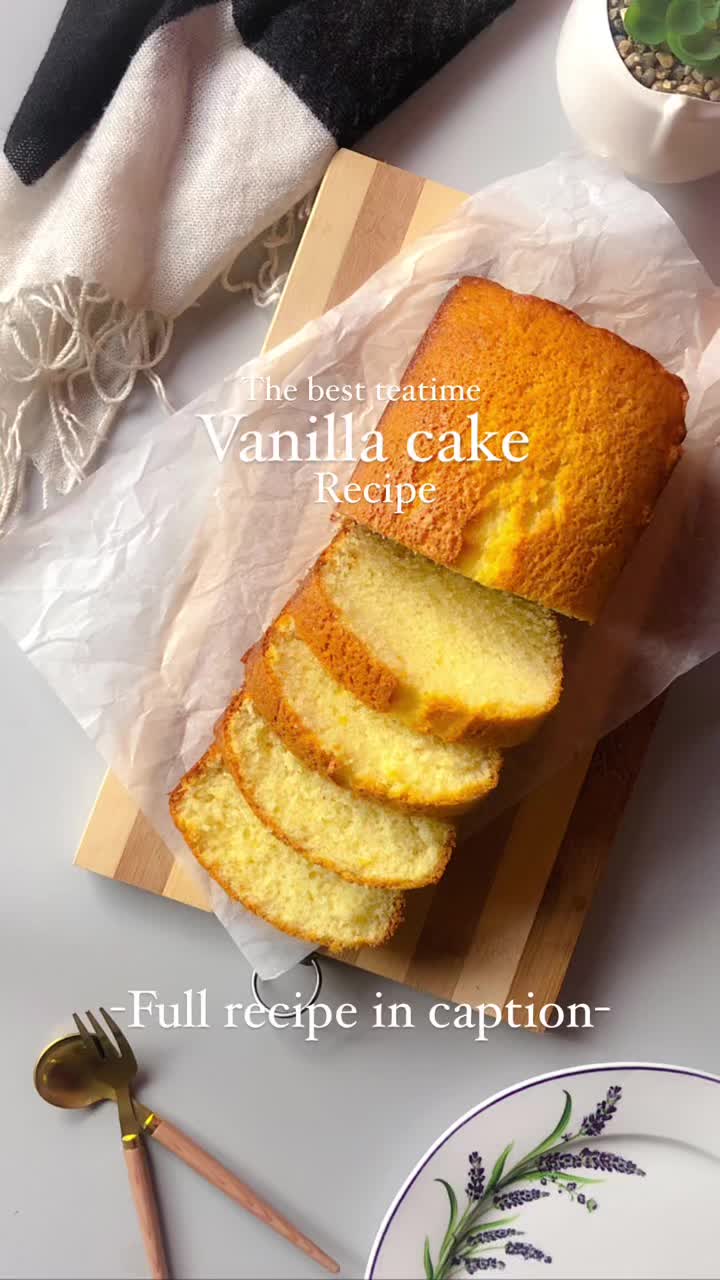 Softest and spongiest vanilla cake | Cookwithmaroof (@cookwithmaroof)
