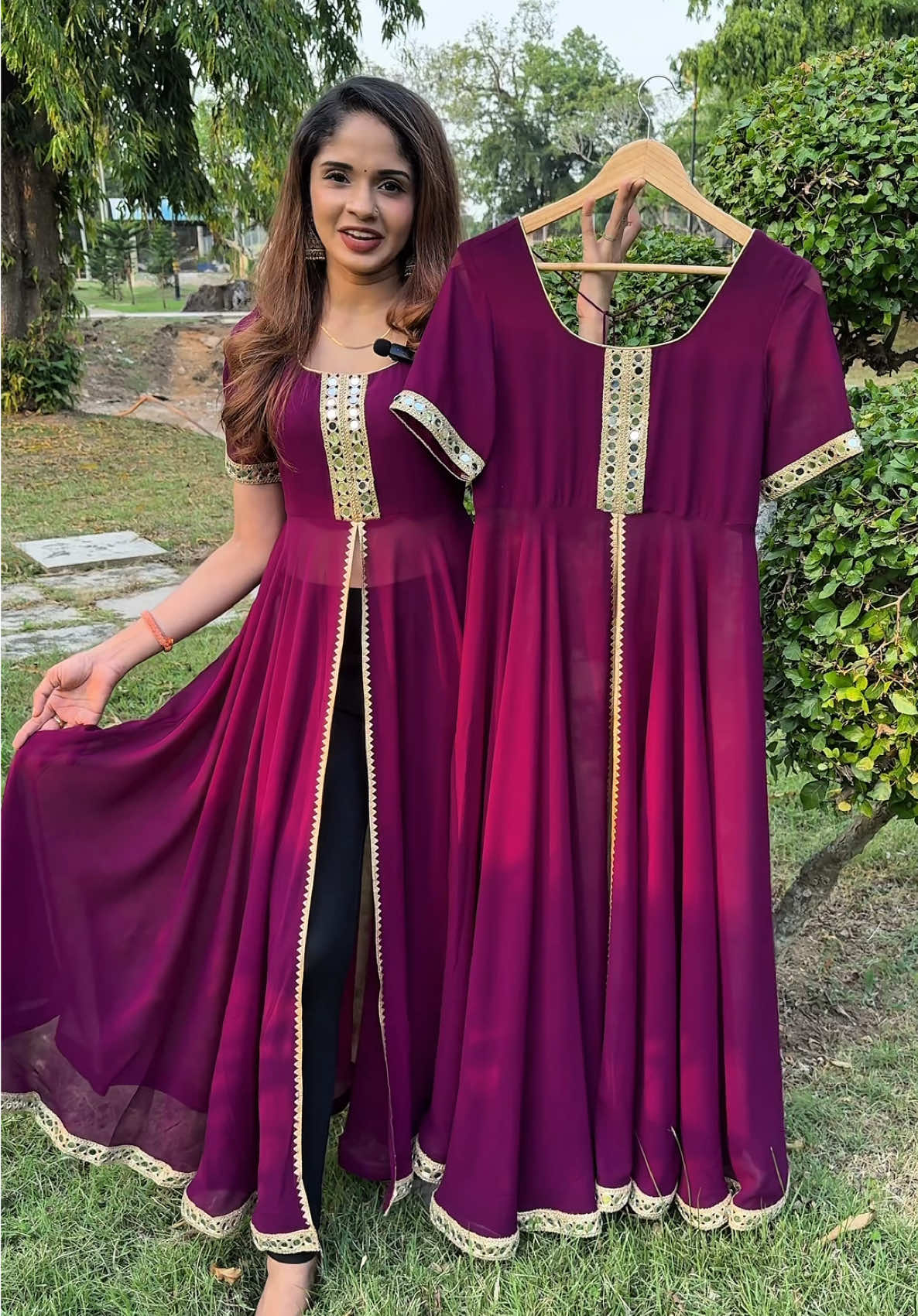 DIYA 😍♥️ Middle Slit Anarkali Kurti | DK BOUTIQUE HQ (@dkboutique_hq)