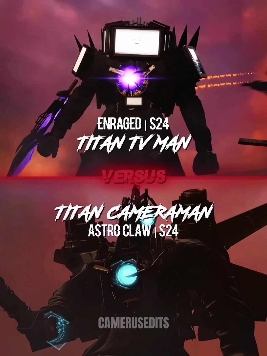 Titan TV Man #vs Titan Cameraman | | --🎥ᴄᴀᴍᴇʀᴜꜱ ᴇᴅɪᴛꜱ📸-- (@camerus_edits)