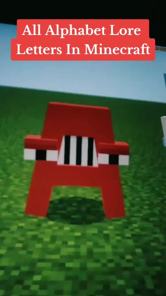 I got a Alphabet Lore Mod In Minecraft | 🔵Blue_gaming13🎮 (@blue_.gaming13)
