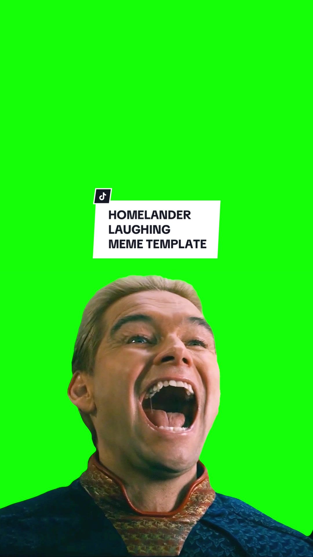 Homelander Laughing Green Screen Meme | CreatorSet.com Green Screens ...
