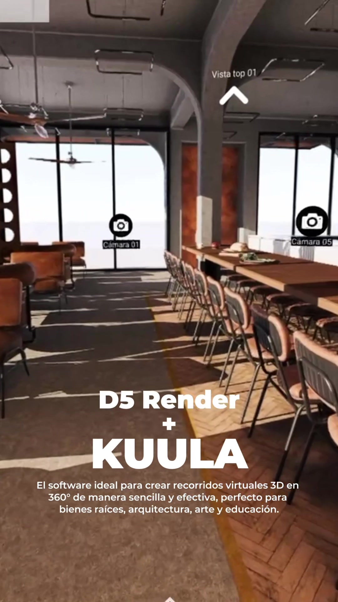 Recorridos 360 con D5 Render y Kuula | Richi Arch | Archviz | 3D (@richi.arch)