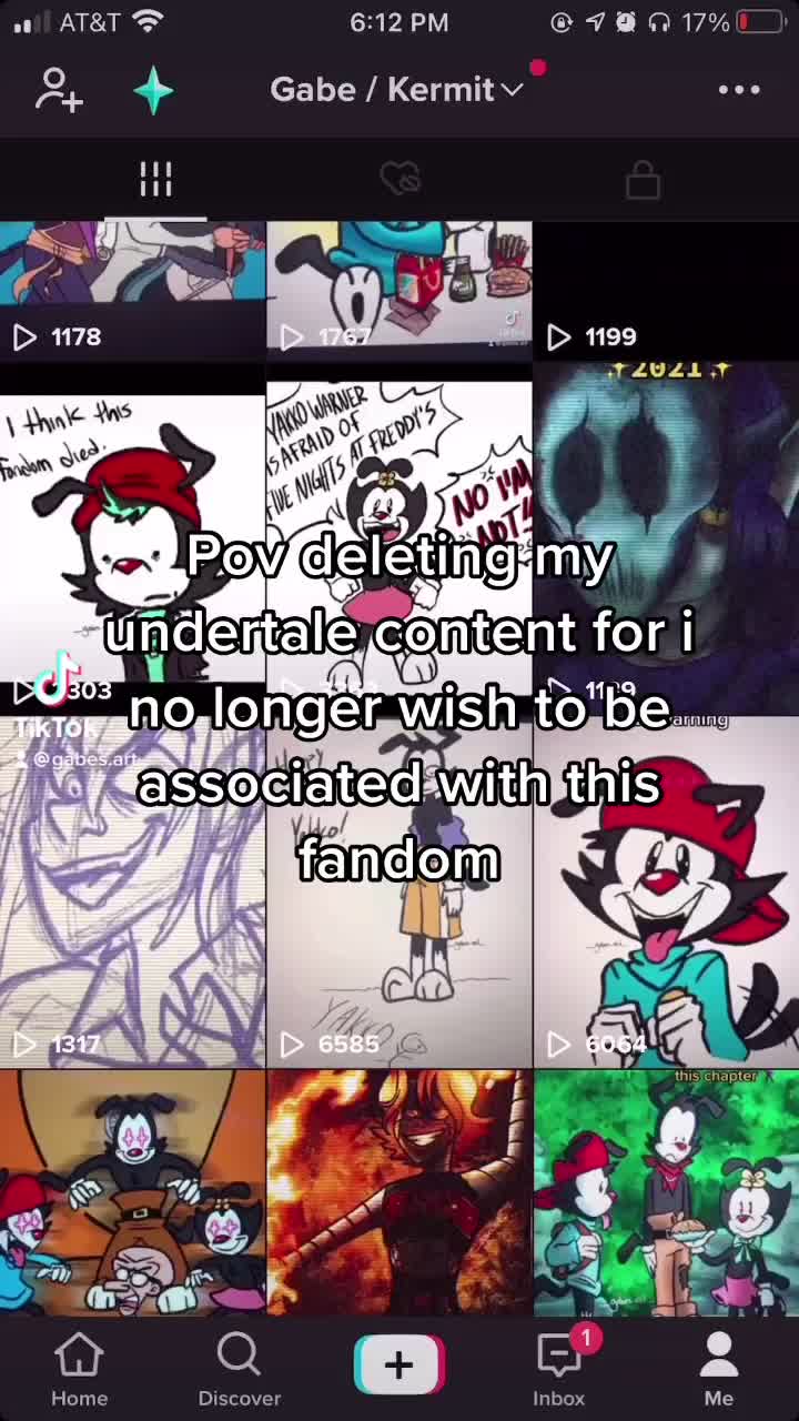 Imagine getting cancelled bc you DONT | Gabe / Levi / Kermit (@gabes.art)