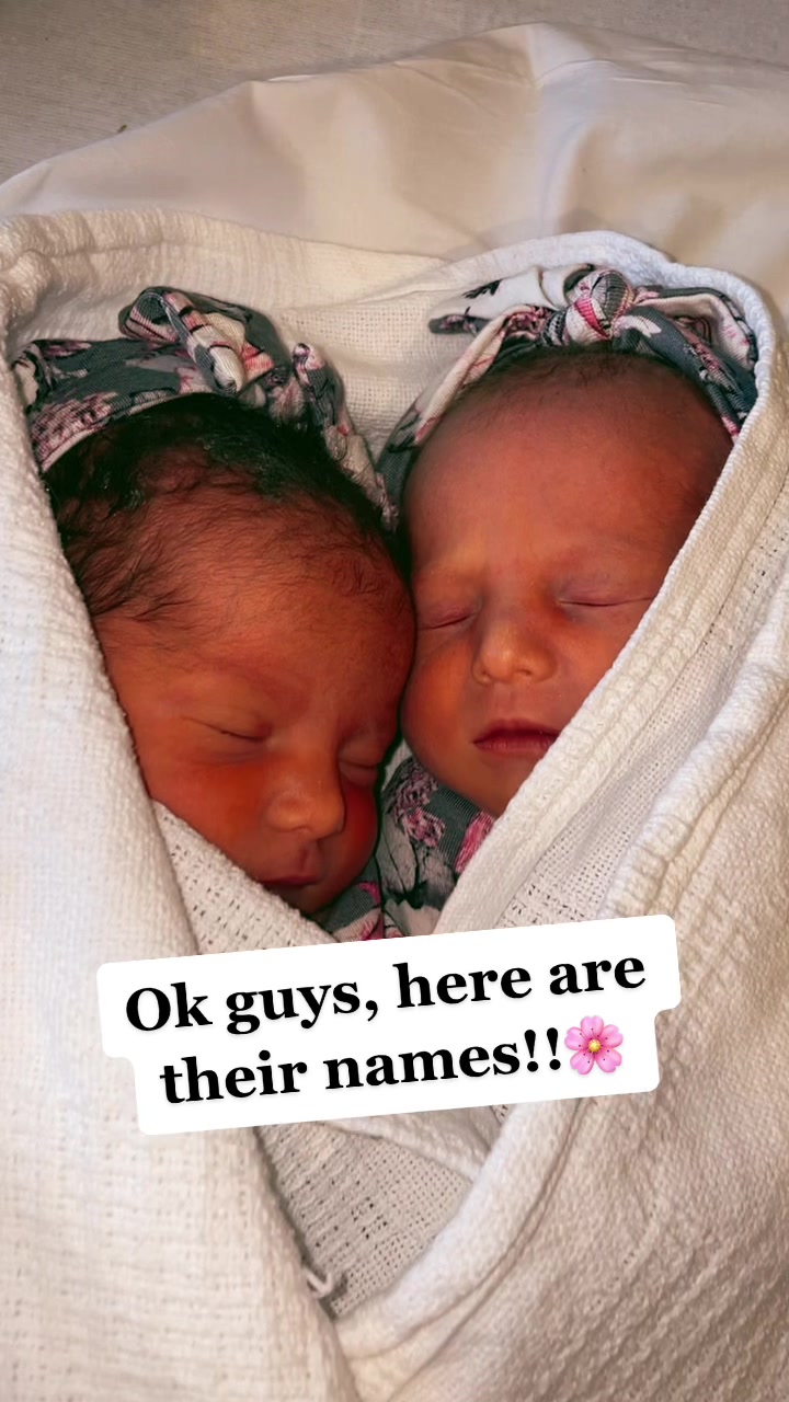 TWINS NAME REVEAL💗💓💞💘💕 #namereveal | Genevra (@genevrahima)