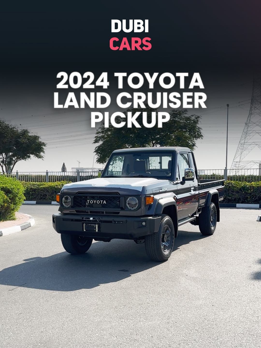 The 2024 Land Cruiser pickup truck | DubiCars (@dubicars)