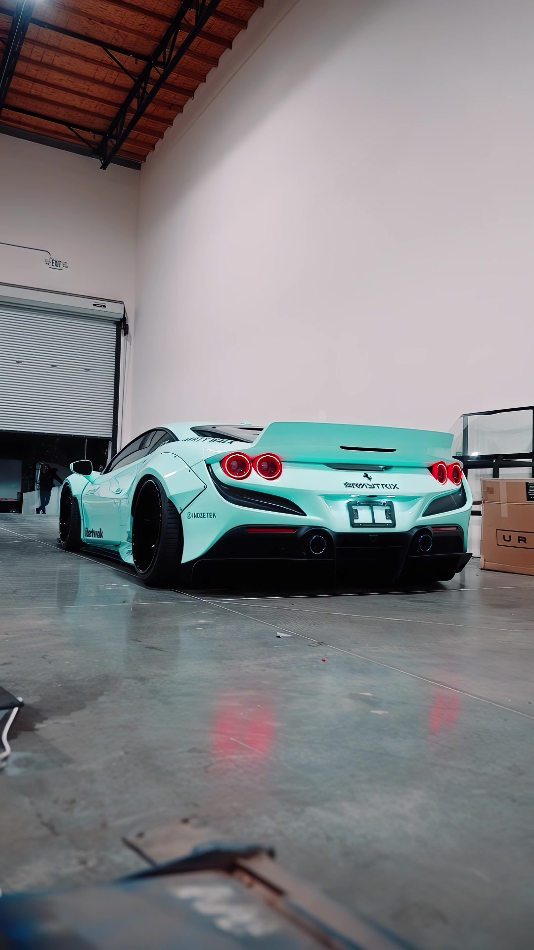 LB WORKS Ferrari F8 Tributo with duck | LIBERTYWALK_Toshi (@libertywalk ...