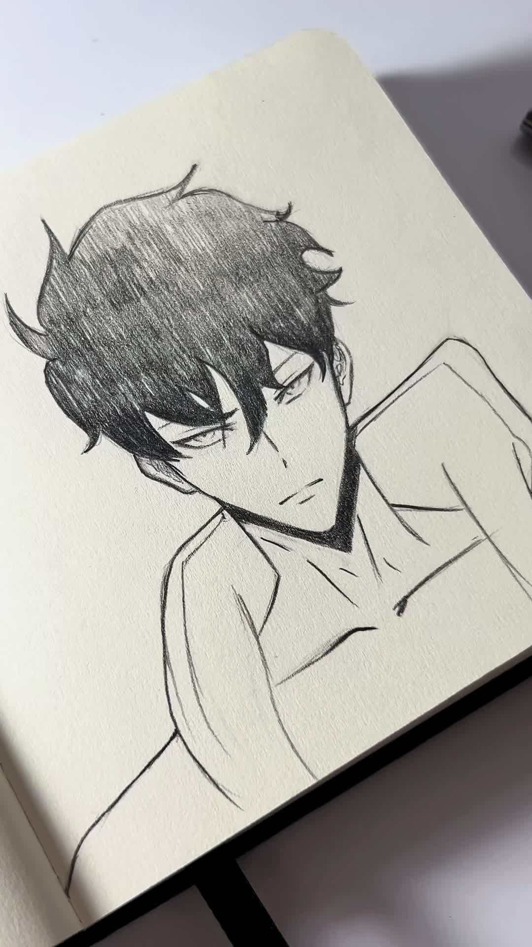 Sung jin woo drawing tutorial | dima (@dimahuu)