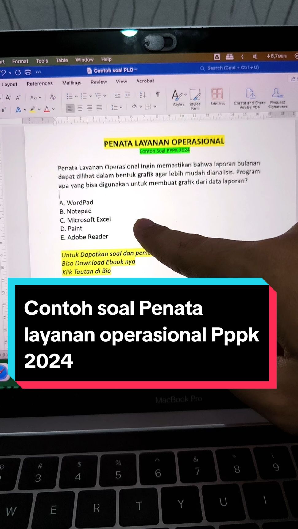 Contoh soal Penata layanan operasional | Irfan Hik | CPNS PPPK 2024 ...