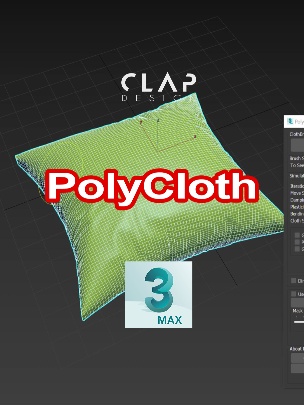POLYCLOTH 3DS MAX Challenge Tutoriels | clapdesign (@clapdesign)
