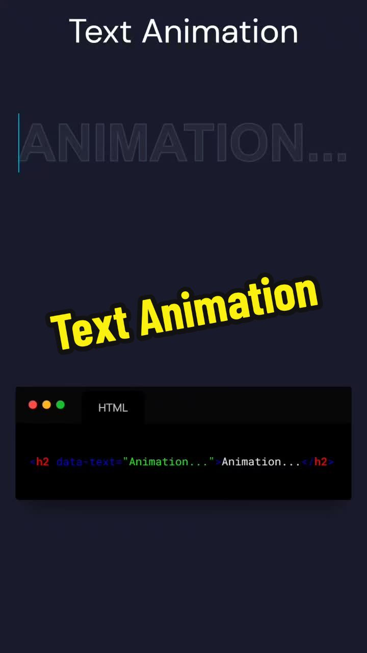 membuat text animasi bergerak dengan | Ferryawan_dev (@duniacode)