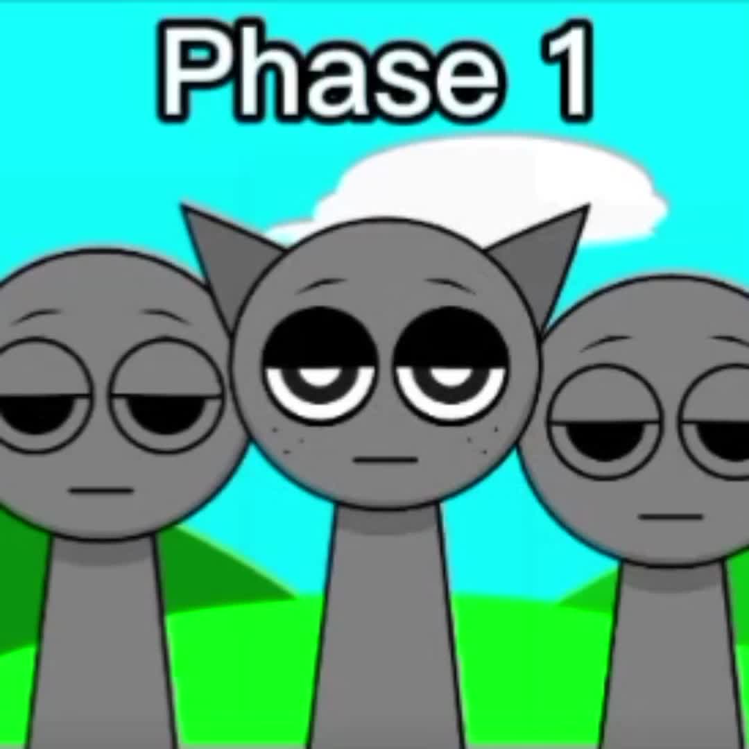 Sprunki incredibox || Gray Phase 1 - 5 | Reyta04 (@rey_sensei4)