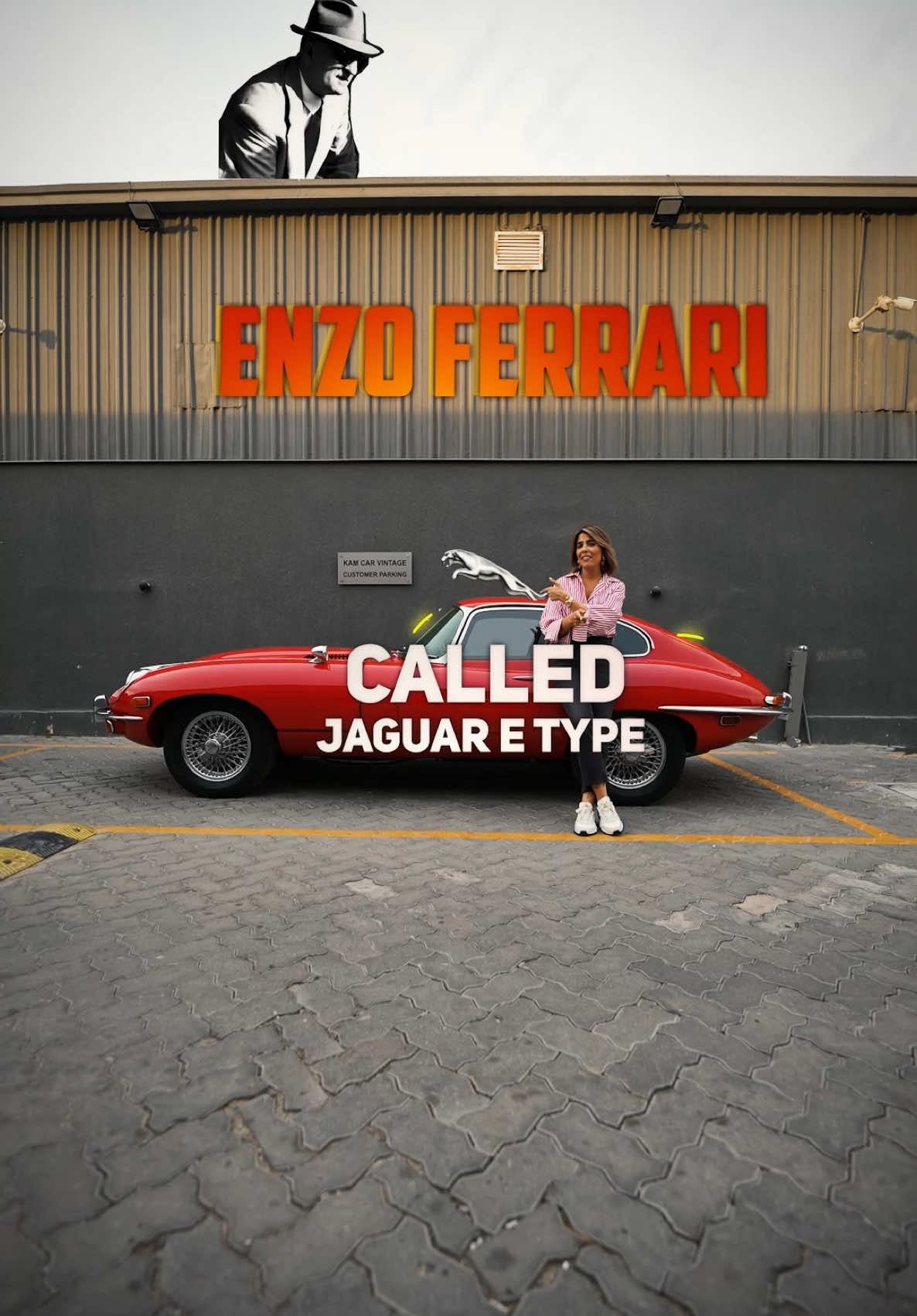 Enzo Ferrari once called the Jaguar | KamCarVintage (@kamcarvintage)