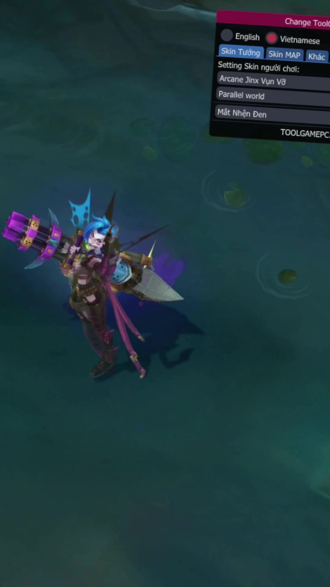 Update 3 dạng Skin Jinx Arcane - Mod | TOOLGAMEPC (@toolgamepc)