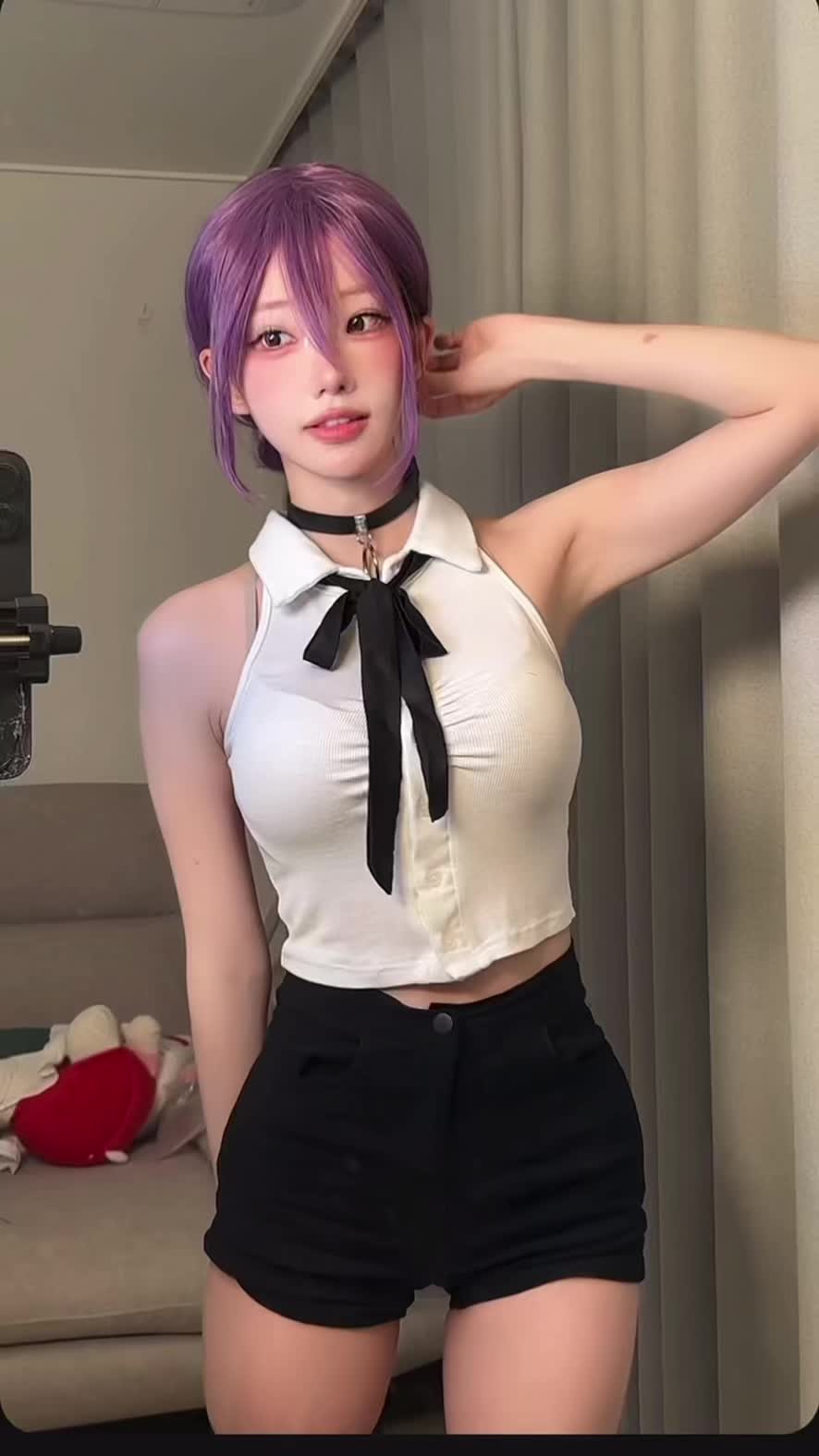 레제편 4DX로도 봤는데두두두ㅜ두두ㅜ #reze #cosplay | 마젠타 magenta (@magenta6262)