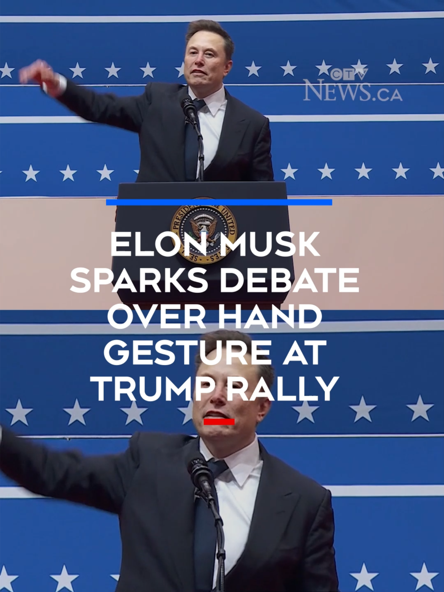 Billionaire Elon Musk’s hand gesture | CTVNews (@ctvnews)
