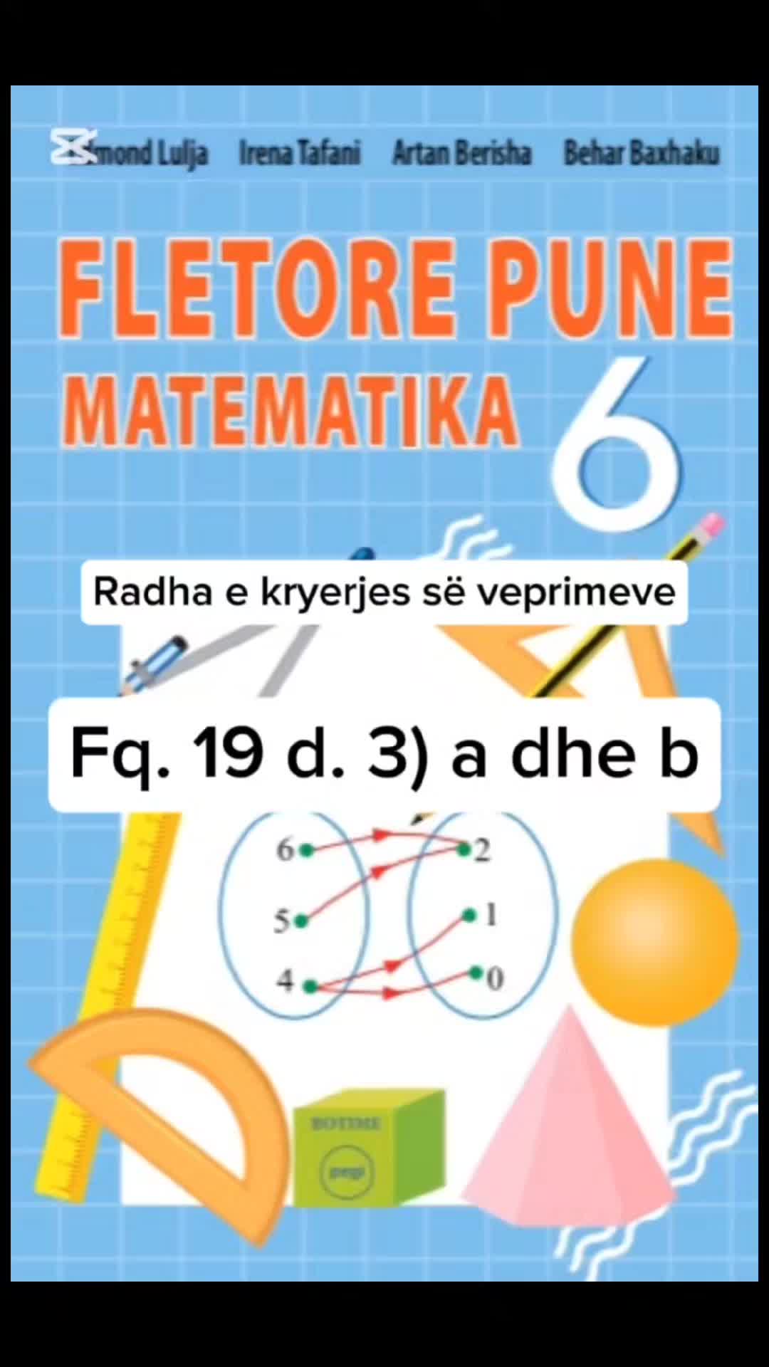 📚Fletore pune Matematika 6📚 📝Fq. 19 | Math Campus (@mathcampus)