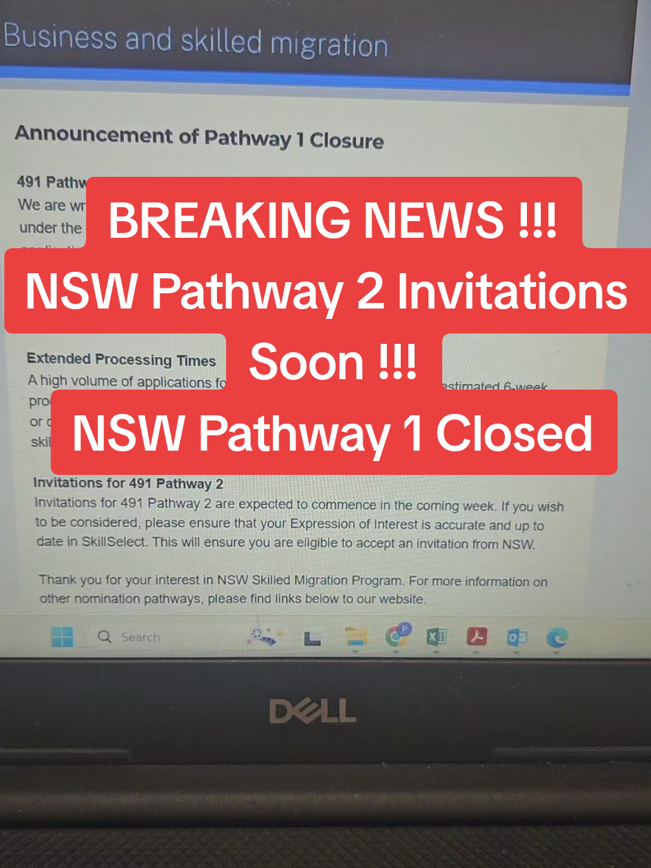 BREAKING NEWS !!! NSW Pathway 1 is now | Allegiance Migration ...