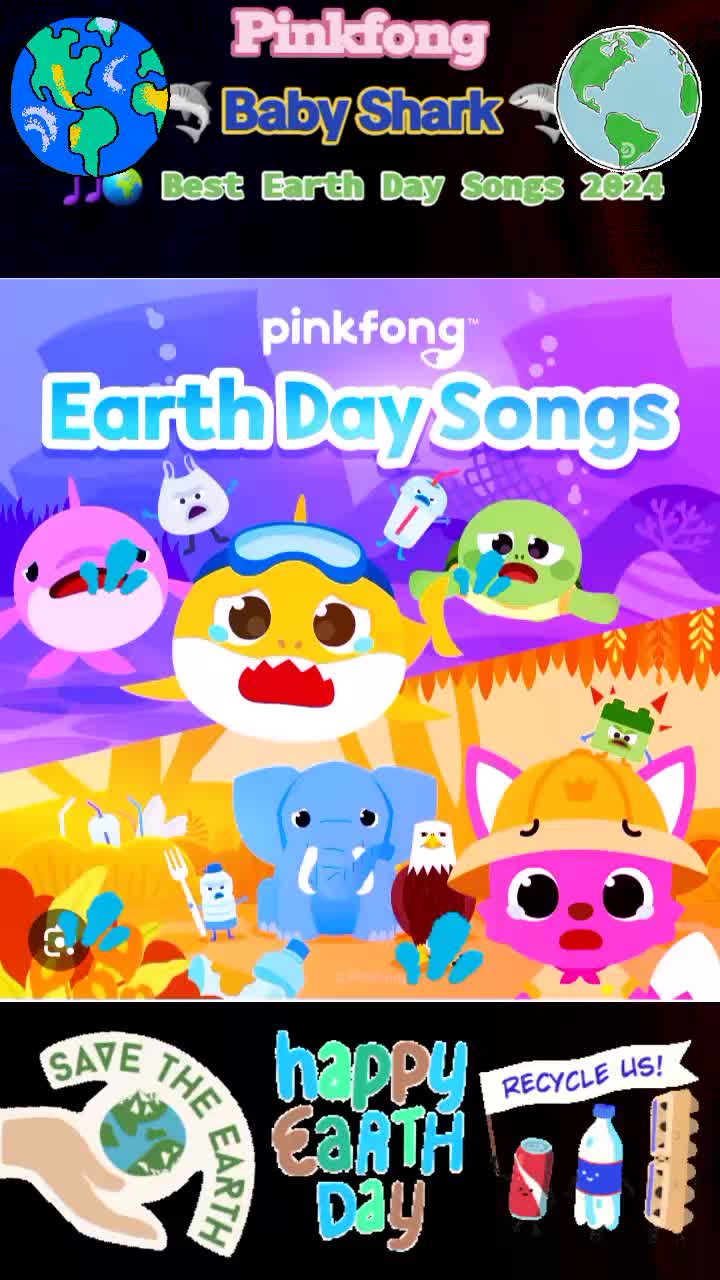Pinkfong Baby Shark | 🎵🌍 Best Earth Day | 🙇👍 Brother 😎🤙 ...