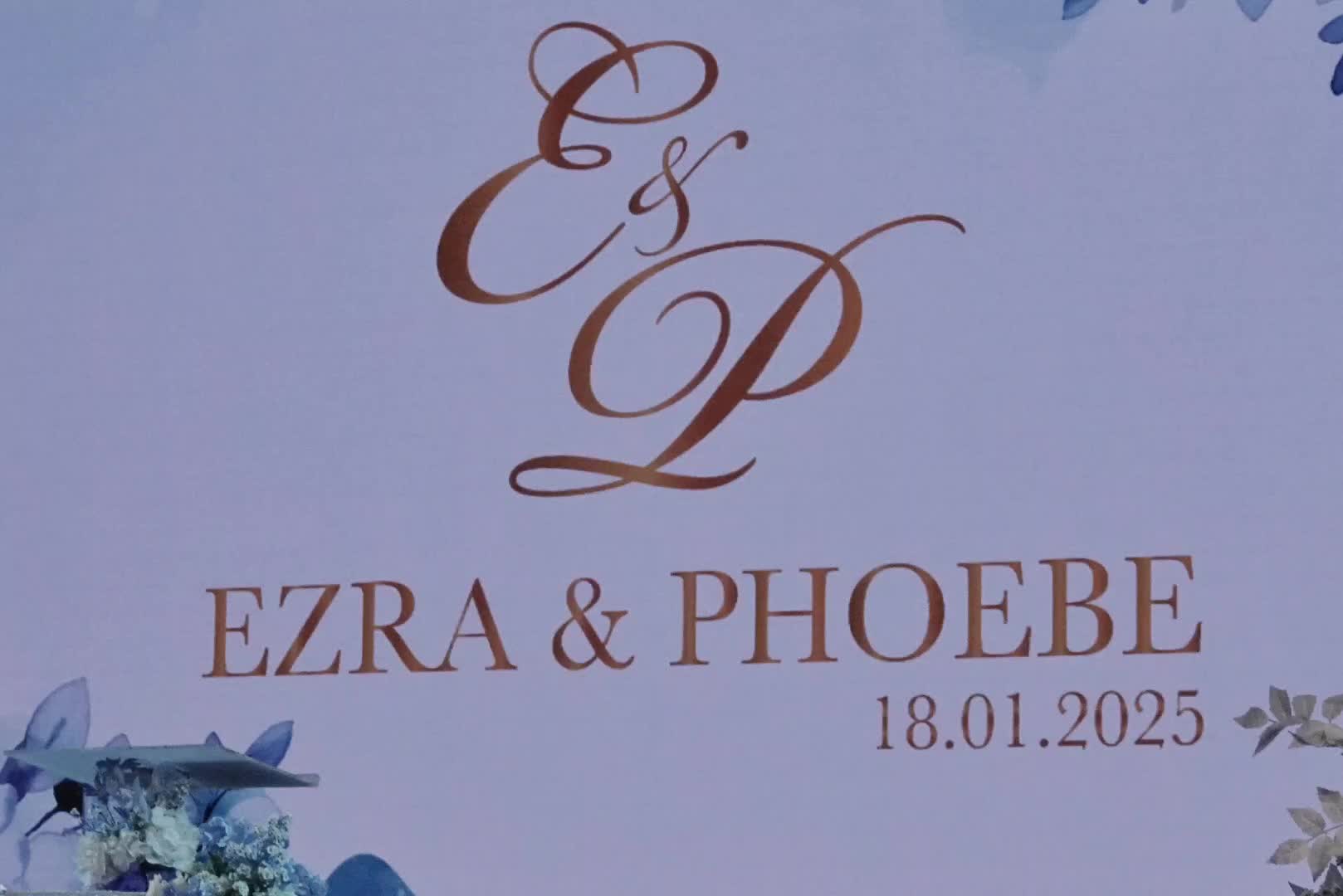 Happy Wedding day Ezra & Phoebe @ | haothingtan7 (@haothingtan7)