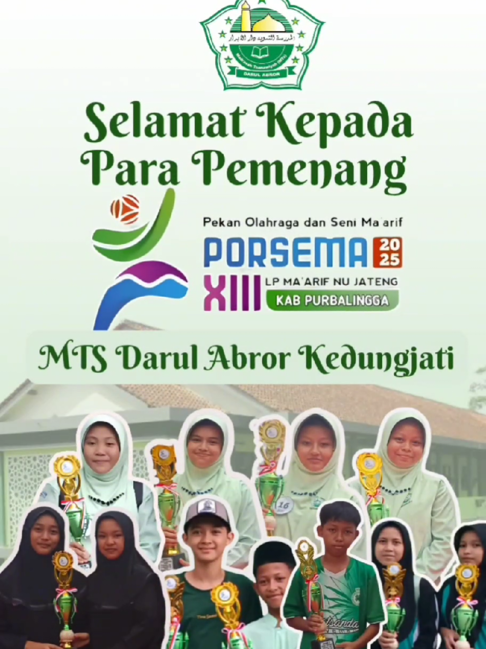 Rekap sementara Hasil Porsema 2025 1 | MTs Darul Abror Kedungjati ...