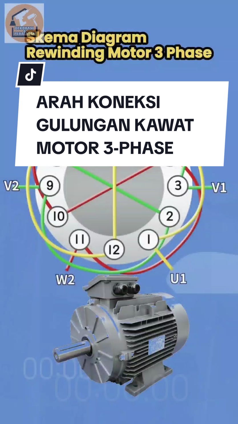 Skema diagram rewinding motor 3-phase | KUBANGUN RUMAHKU (@kubangun ...