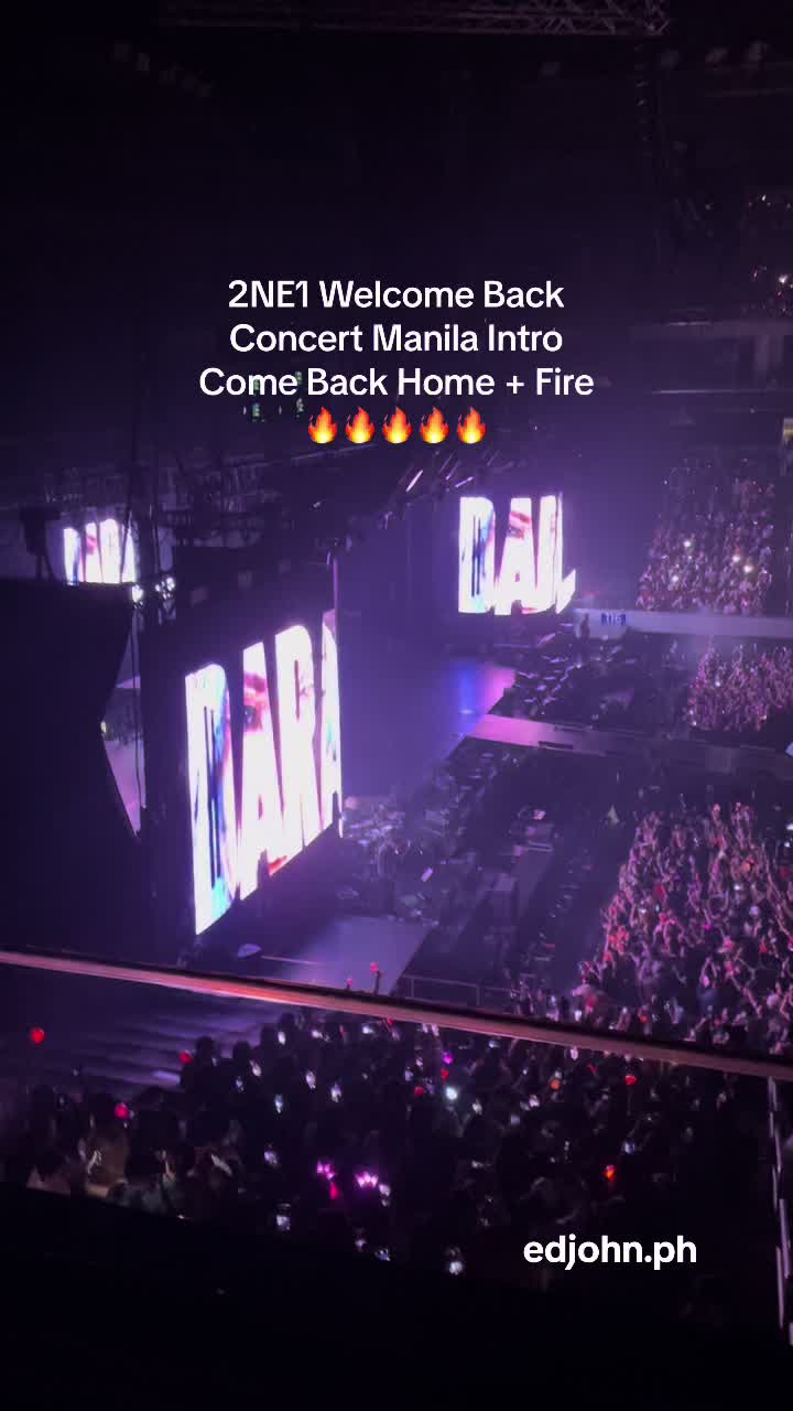 Best Intro ever… 2NE1 Welcome Back | edjohn.ph (@edjohn.ph)