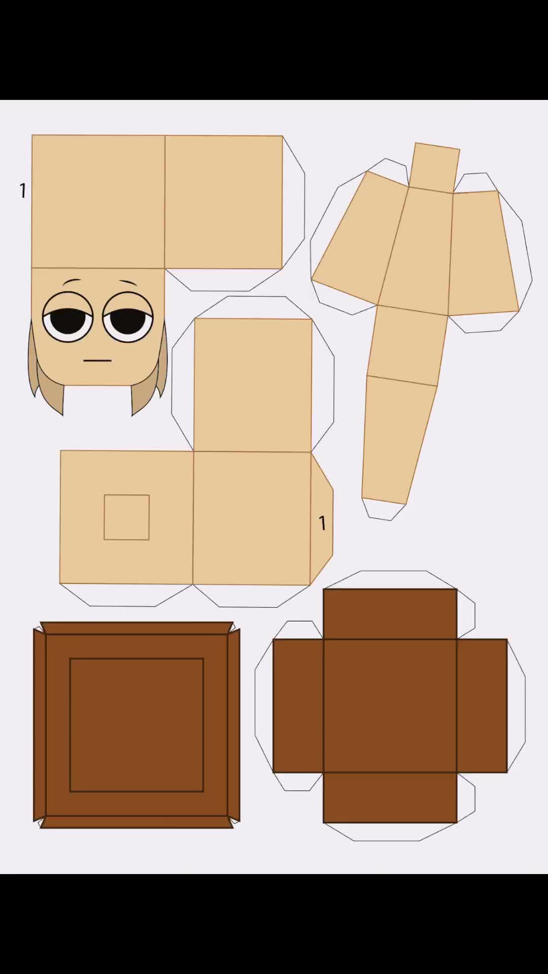 incredibox sprunki Tunner papercraft | papercrafthero (@papercrafthero)