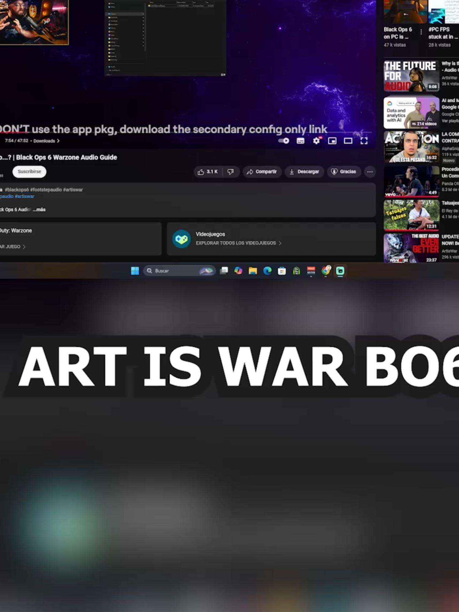 Art is war para BO6 warzone ve a | cloudtv3756 (@cloudtv_3756)