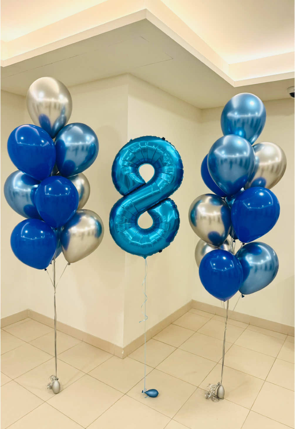 💙 Celebrating 8 Years of Awesome! 💙 | Booll Balloons UAE ...