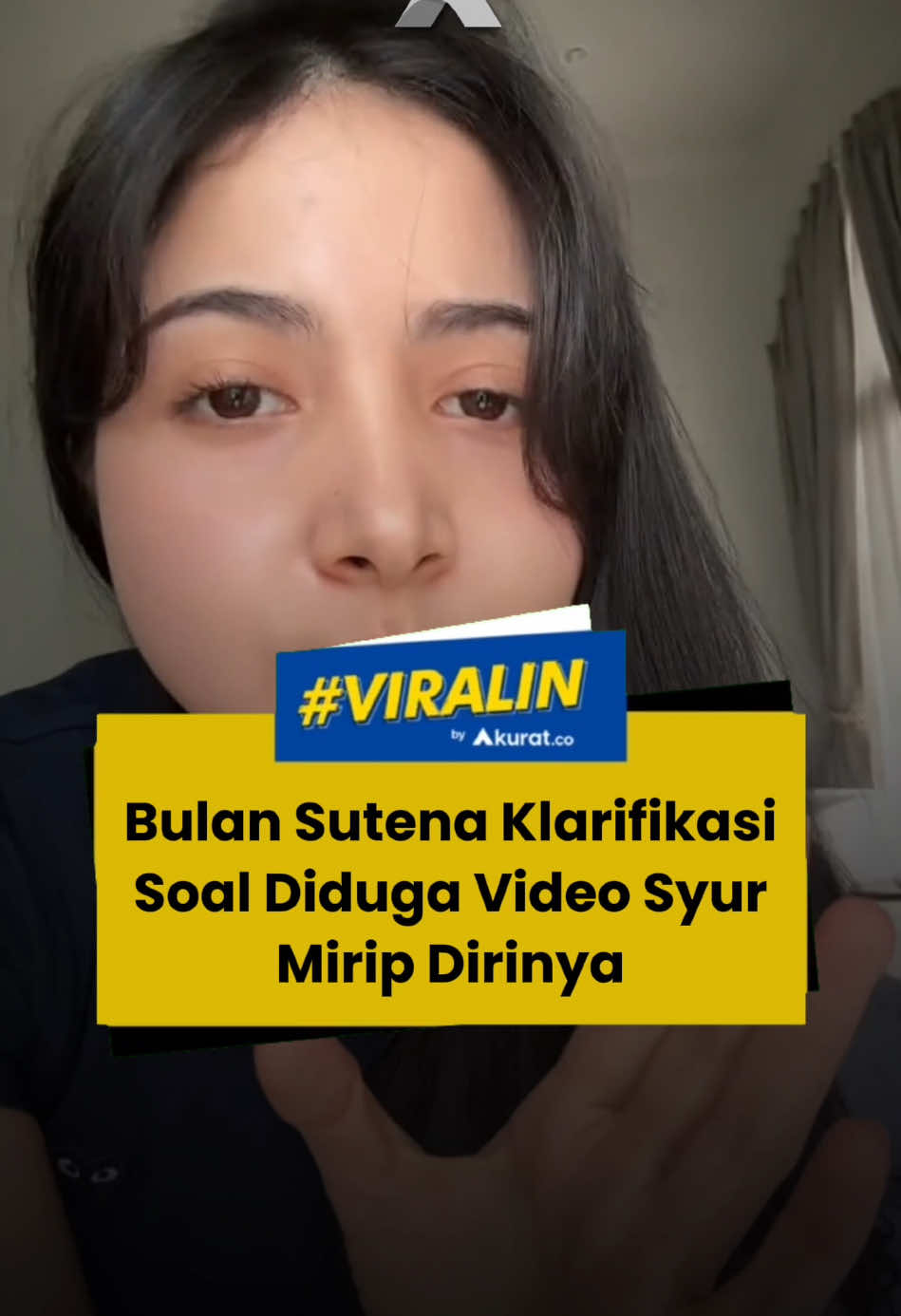 Bulan Sutena memberikan klarifikasi | Akuratco (@akuratco)