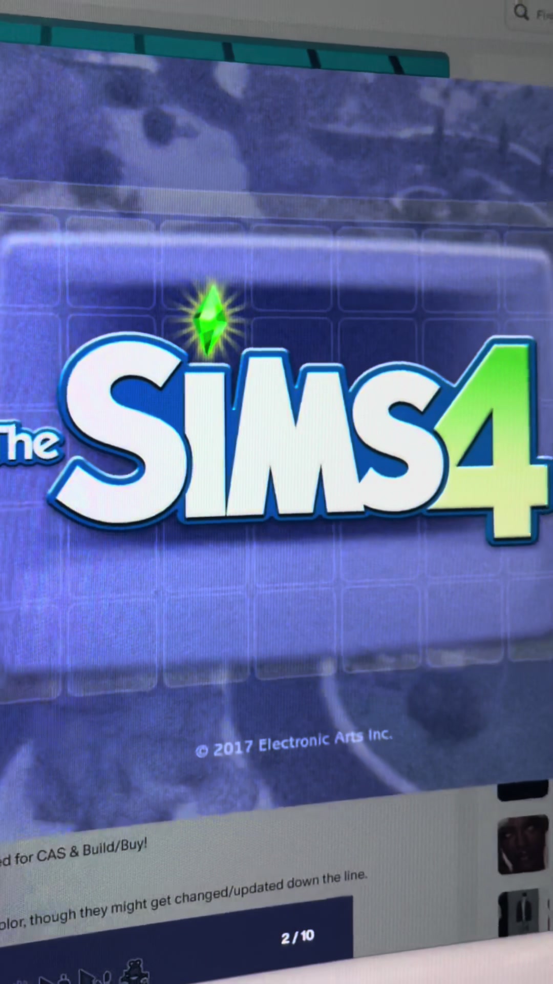 TS2 inspired UI for TS4 credits: | Dearlori (@dear.lori)
