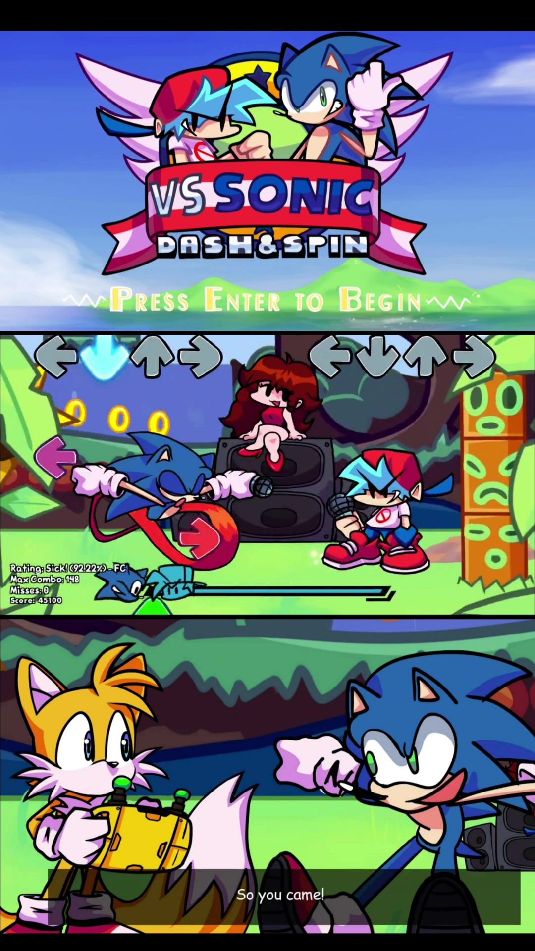 FNF: Sonic Dash & Spin (New Voice | taksotronik (@taksotronik)