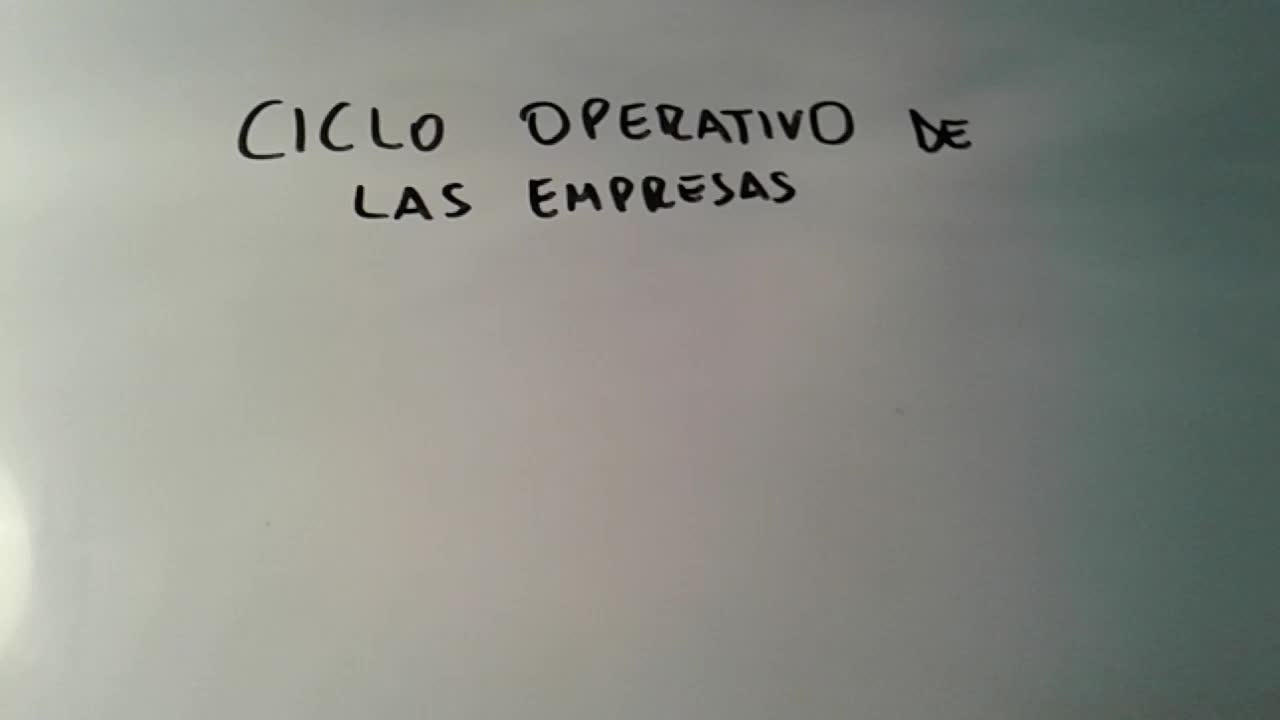 CICLO OPERATIVO DE LAS EMPRESAS 💵💵 | EDUCACION DE EXCELENCIA ...