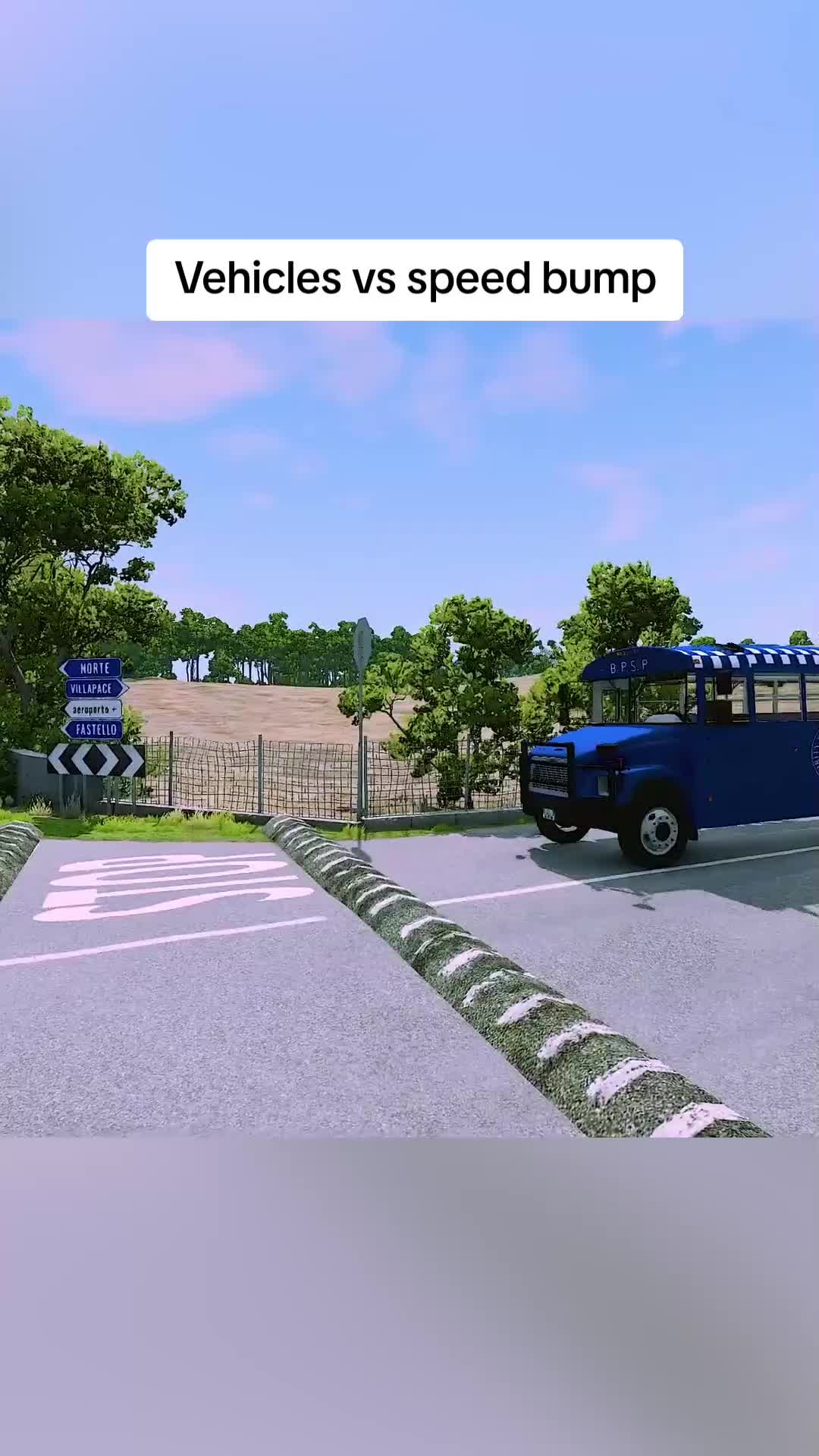 Beamng Vehicles vs speed bump | adventure gamer (@adventuregamer23)