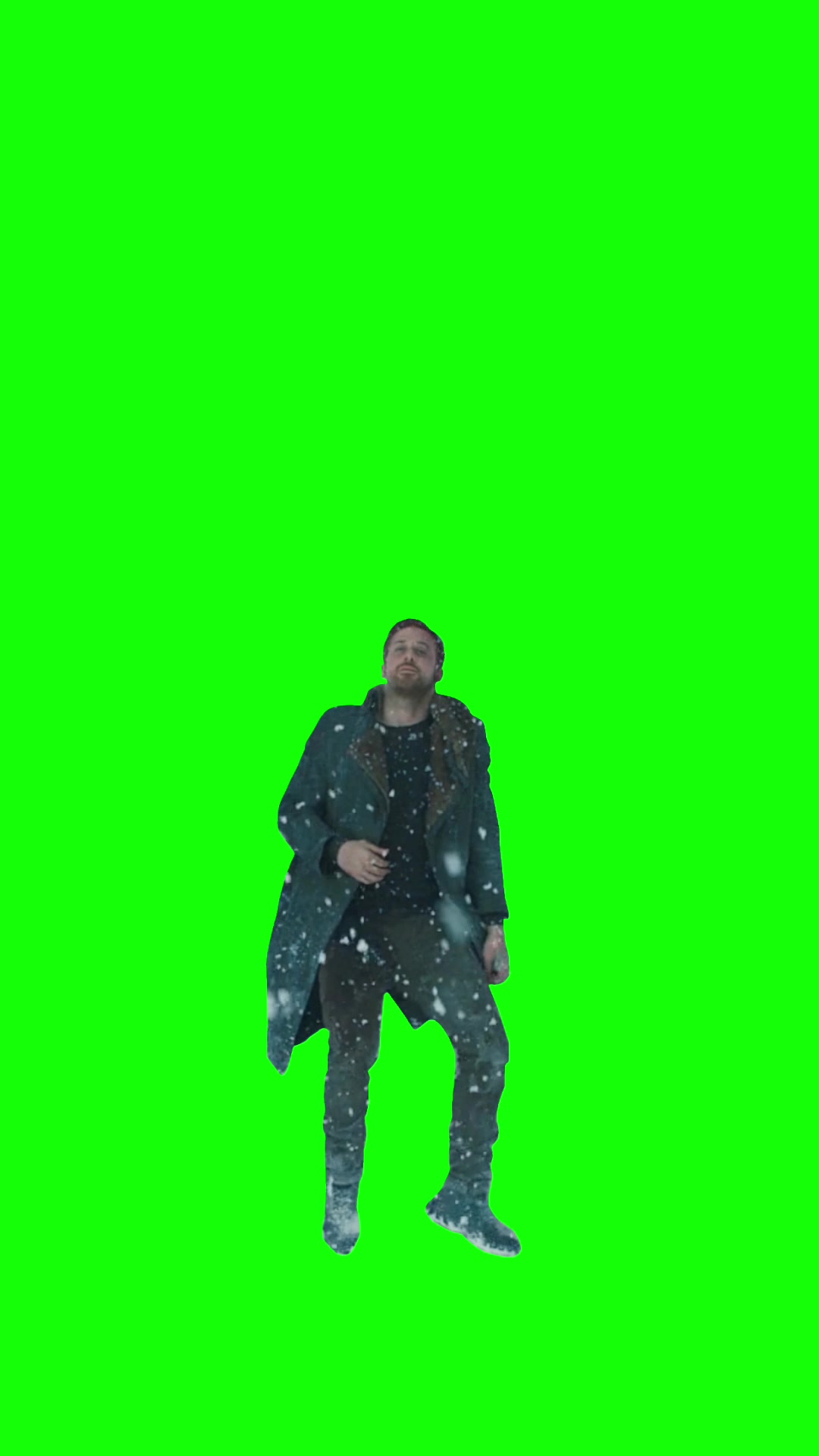 Ryan Gosling Resting in the Snow meme | CreatorSet.com Green Screens ...