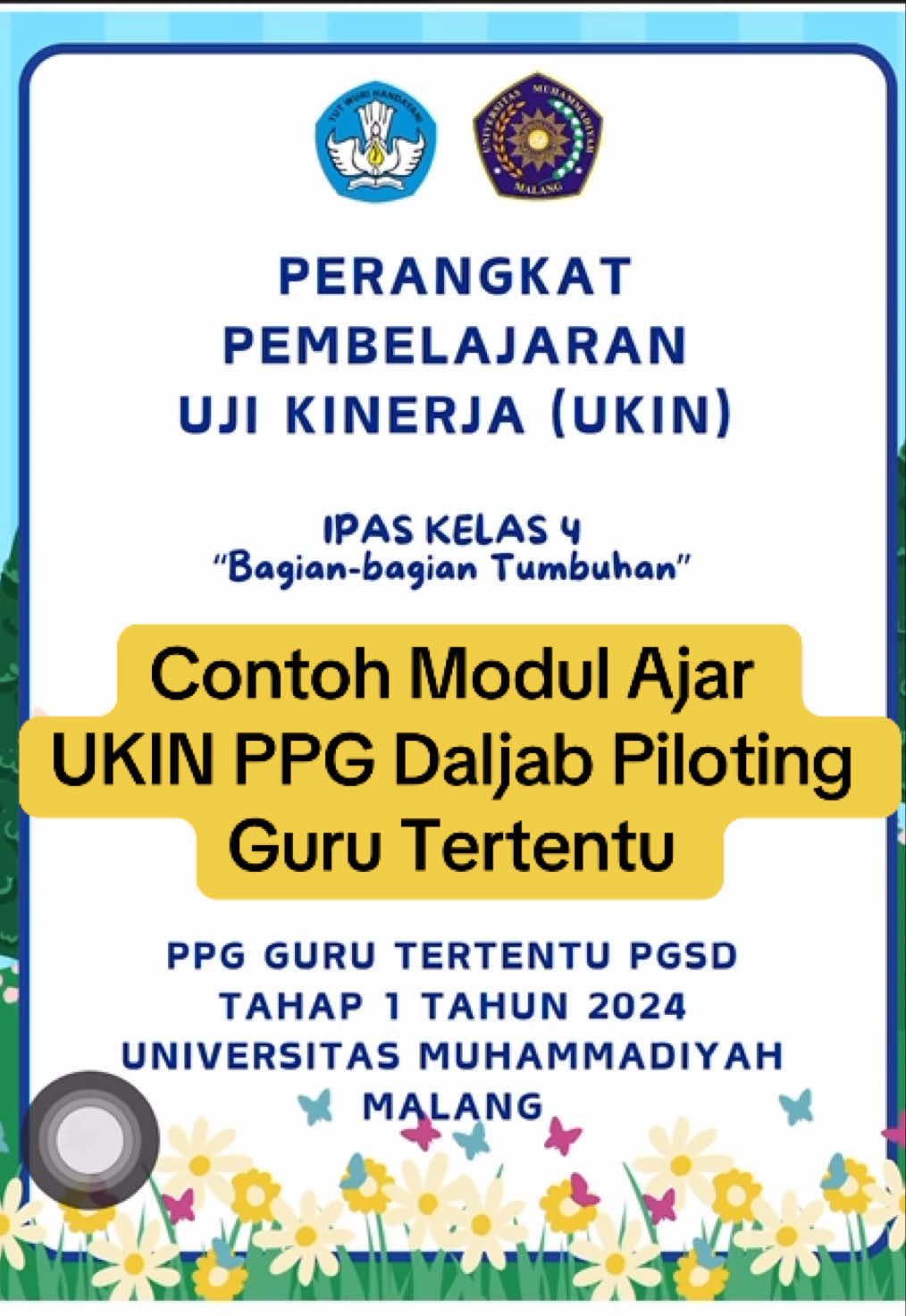 Contoh modul ajar ukin ppg daljab model | Miss Suci (@sucinanda15)