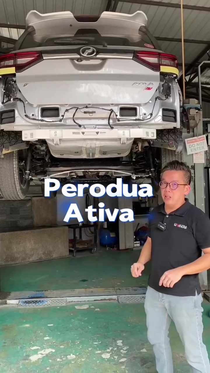 Perodua Ativa Rear Bumper Anti Crash | Ultra Racing HQ (@ultraracinghq)