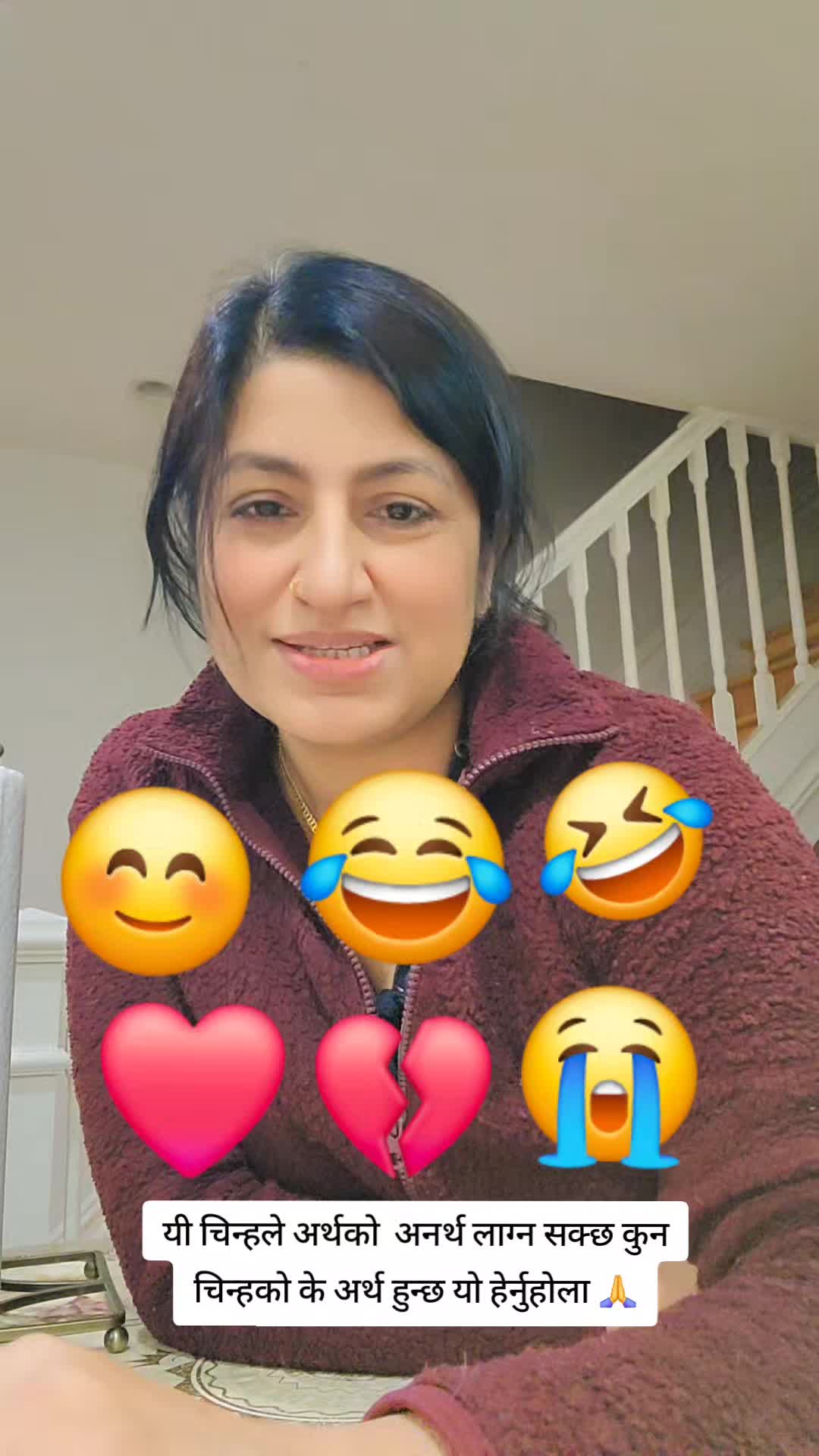 How to use proper emoji 🤔😊🤗🤣 ️💔😂all | Miss Nepal🇳🇵🇺🇸 (@nepal_aditi349)