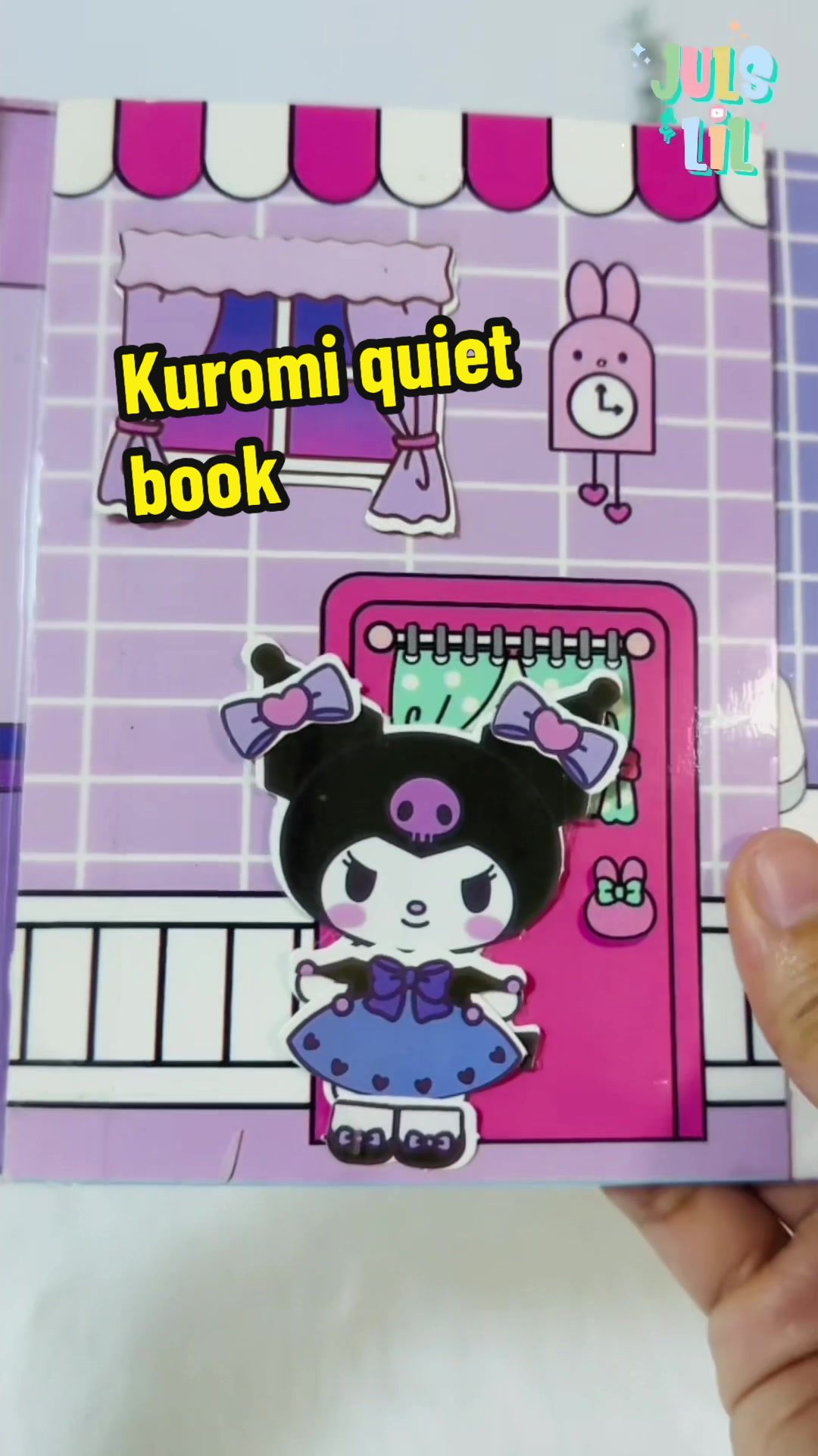 Kuromi quiet book | kuromi sticker | | julslils (@julslils)