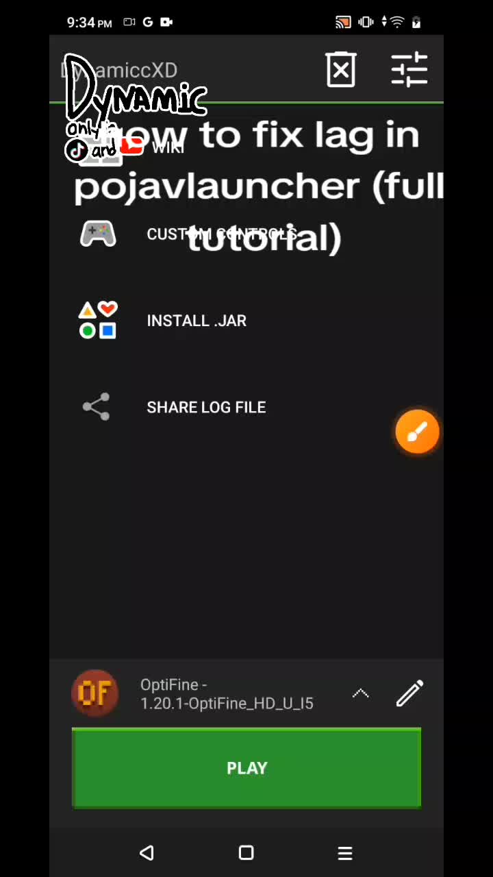 how to fix lag in pojavlauncher (full | DynamiccXD (@dynamiccxd)