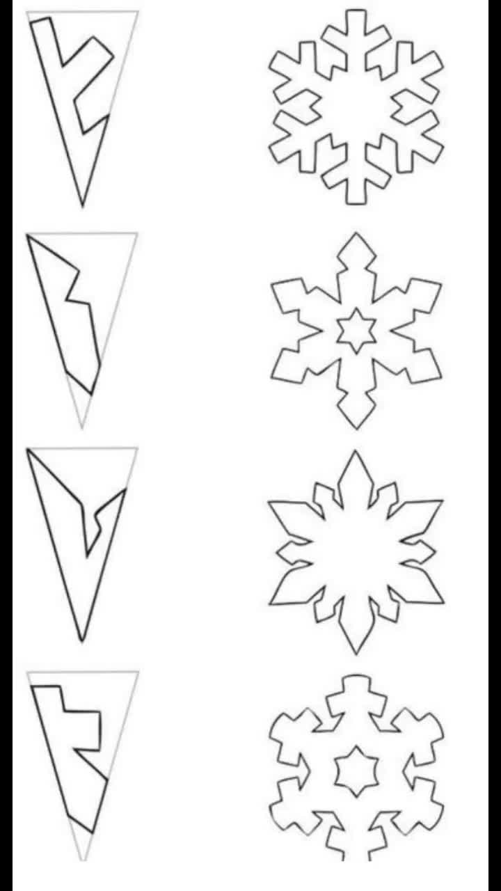 Molde de copo de nieve en foami #fyp | DecorJade (@decorjade)
