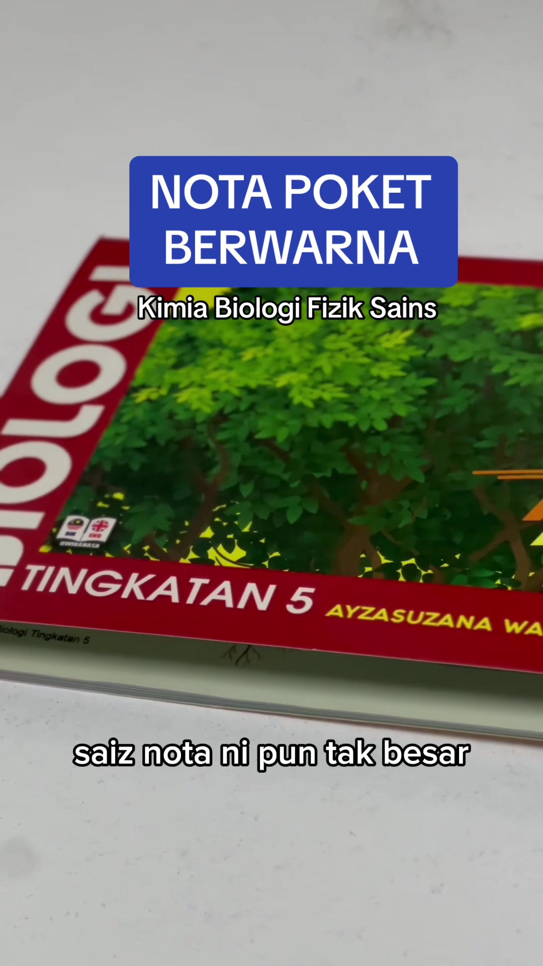 NOTA POKET BERWARNA Subjek Kimia | Nilam Publication | Workbook ...