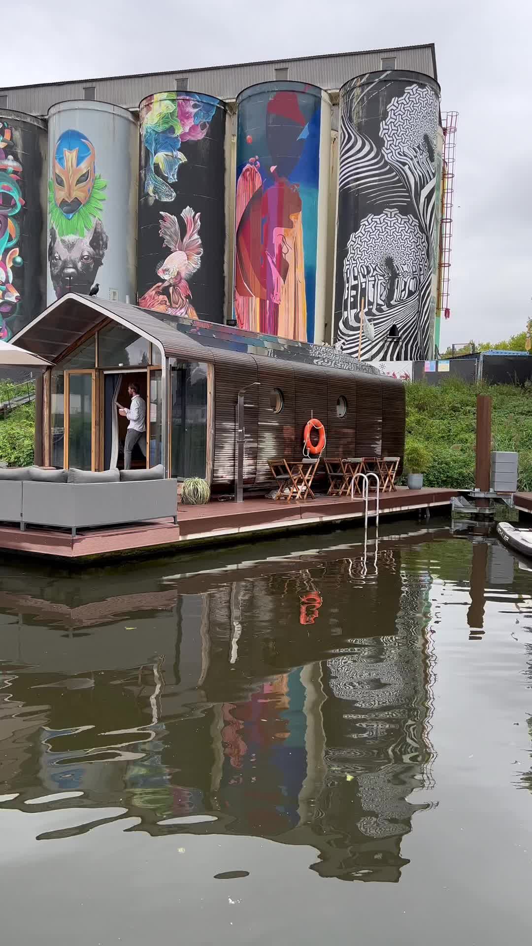 Our Wikkelboats in Den Bosch are | Wikkelboat • Tiny House Boats ...