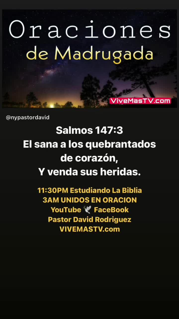 #3amUnidosenOracion #MusicaCristiana | Pastor David Rodriguez ...