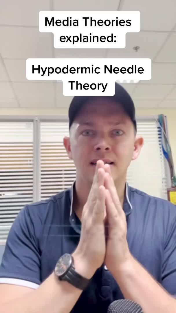 #media theories explained: hyperdermic | Sascha (@ajsascha)
