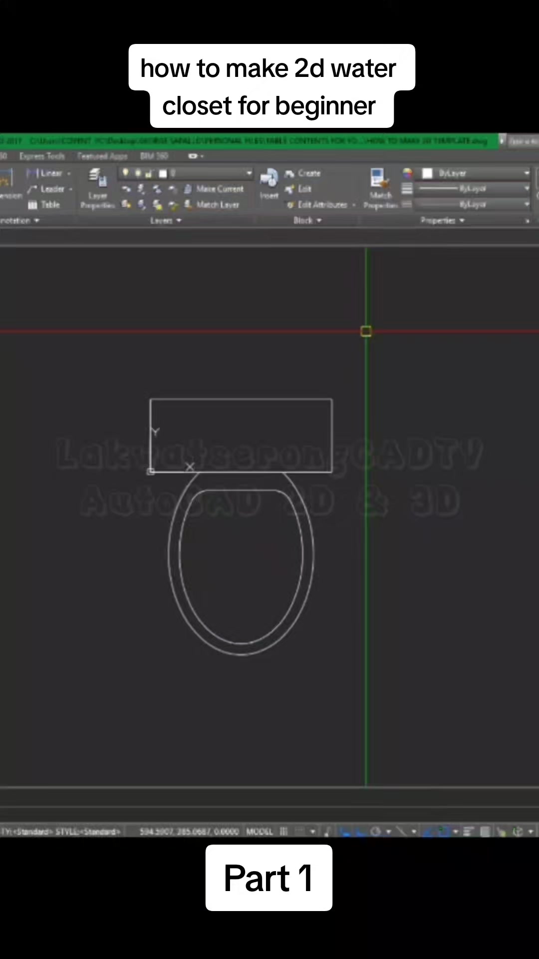 how to make 2d water closet for | MotoCAD (@motocadd)