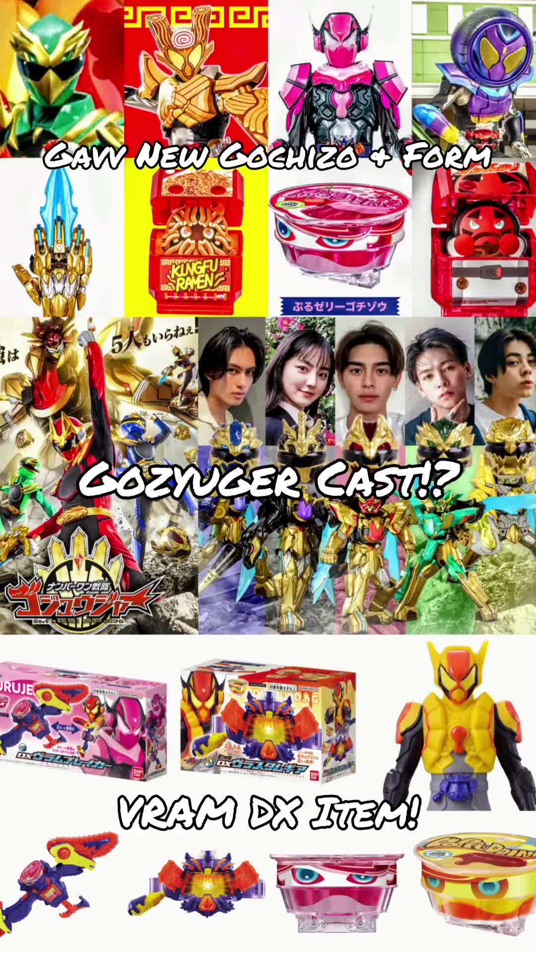 No.1 Sentai Gozyuger Cast!? Kamen Rider | JS Henshin (@jshenshin)