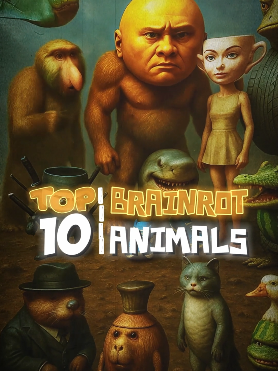 TOP-10 AI BRAINROT ANIMALS 🦈 (feat | Why, Sam Pie? (@whysampie)