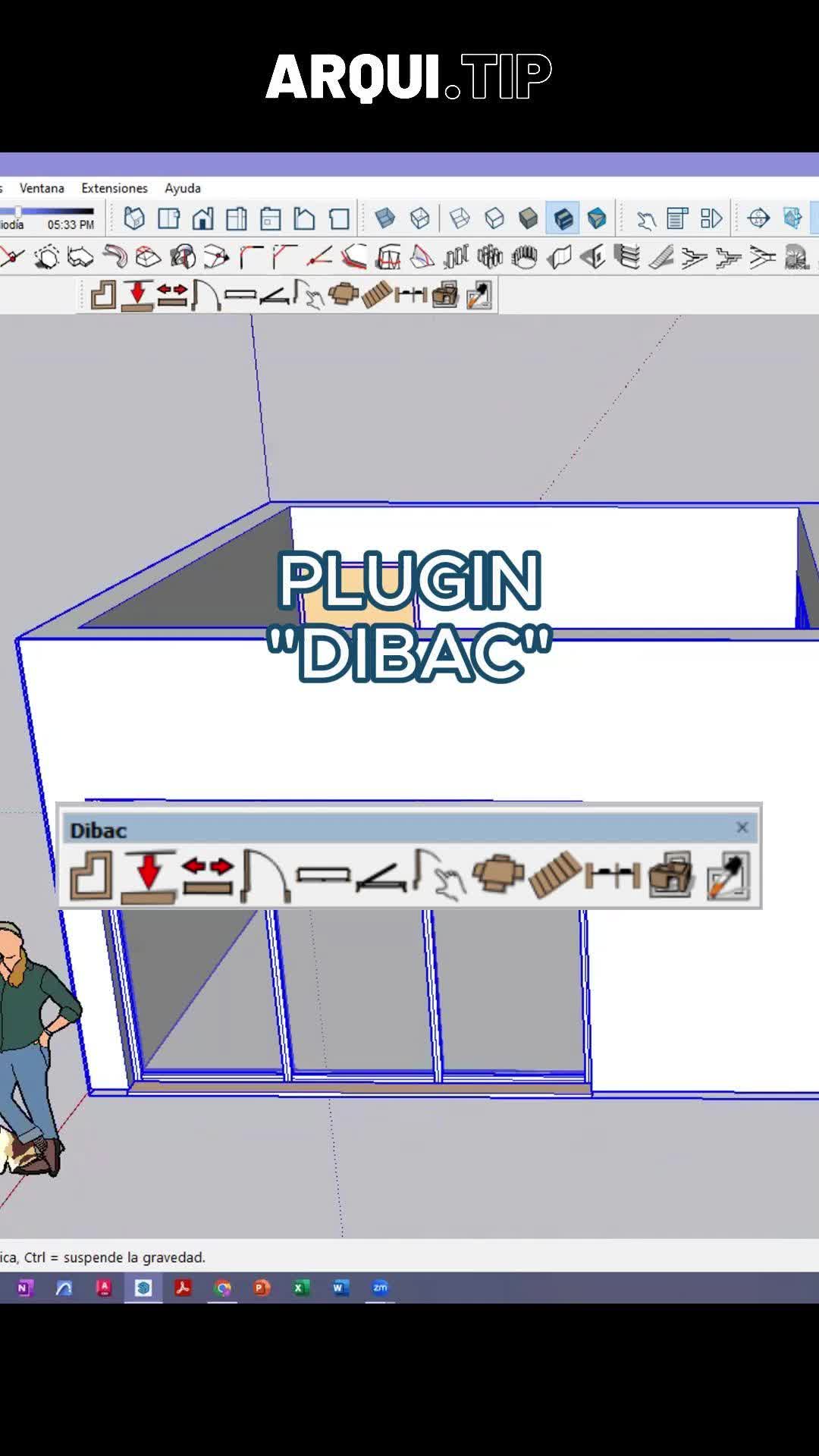 PLUGIN DIBAC de SketchUp 📐Comenta DIBAC | JK Architecture Atelier S.A.C ...