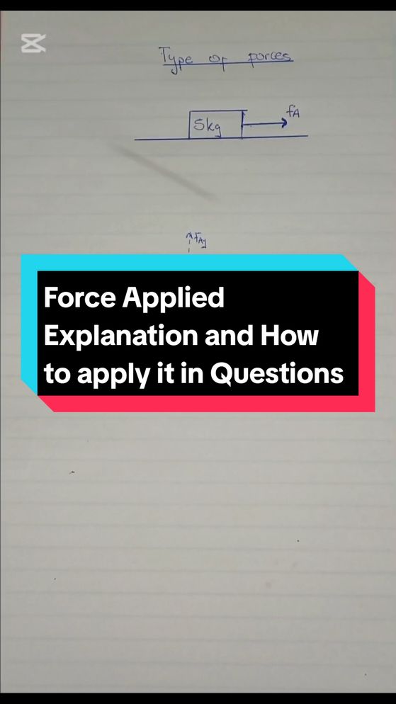 Theory Of Forces Explanation of Force | Physical Science Tutor ...